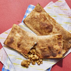 Air Fryer Apple Pie Roll Recipe | Bored of Lunch